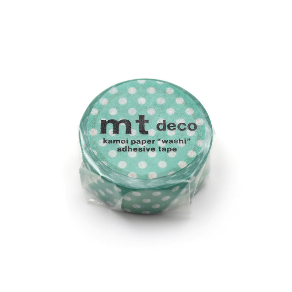 MT 1P Dot Washi Tape - Emerald Green – MT Tape SG